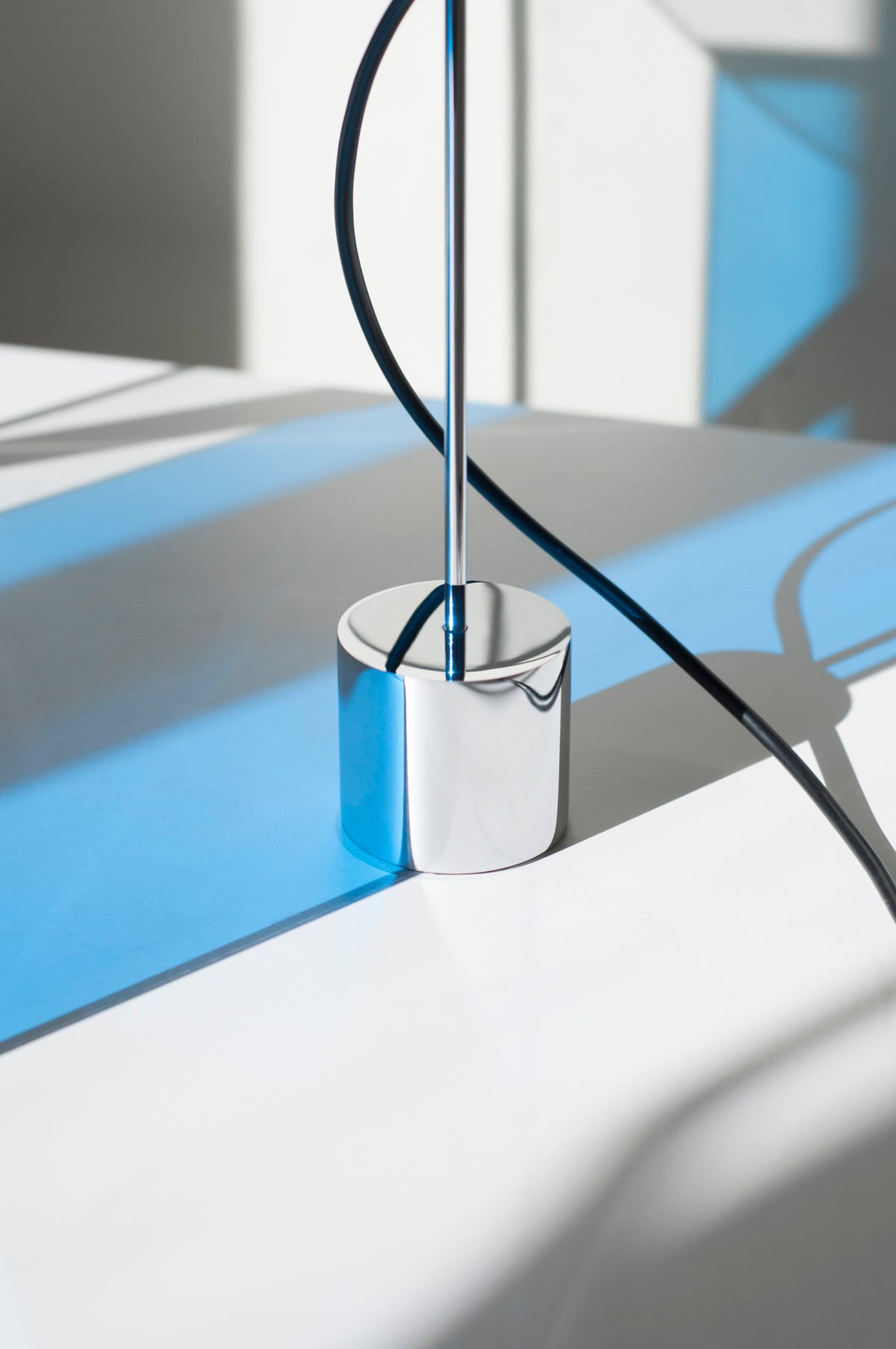 Fa Mini Chrome - Modern design floor spotight - GOFI