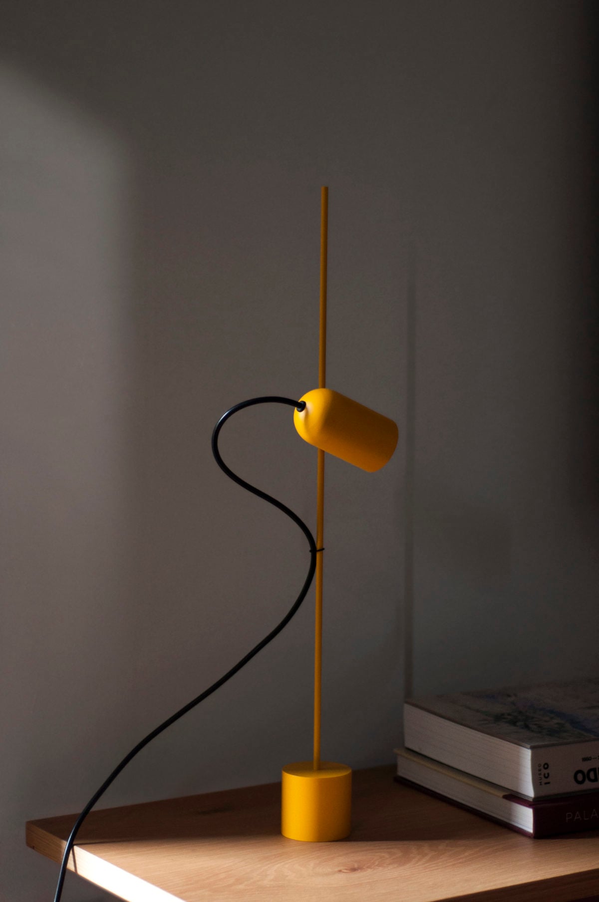 Fa Mini Yellow - Modern design floor spotight - GOFI