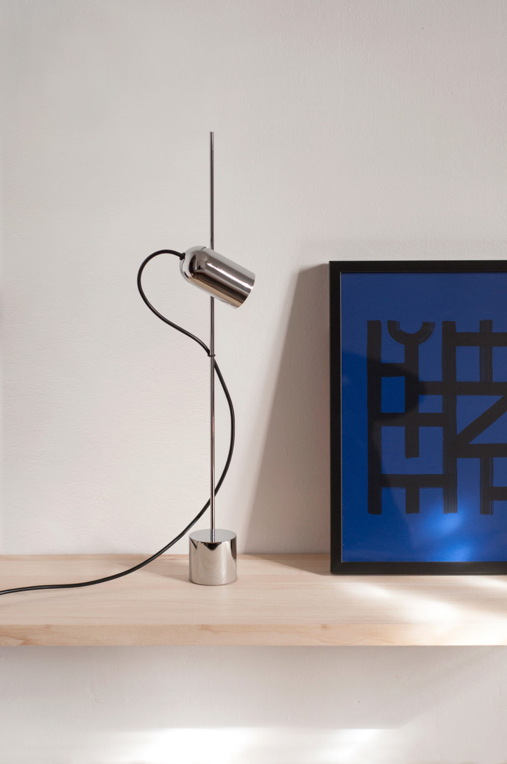 Fa Mini Chrome Modern Design Floor Spotight Gofi